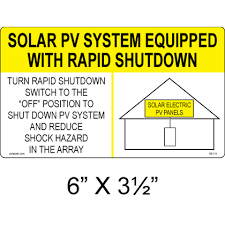 Rapid Shutdown Systems - What are they and why are they used?